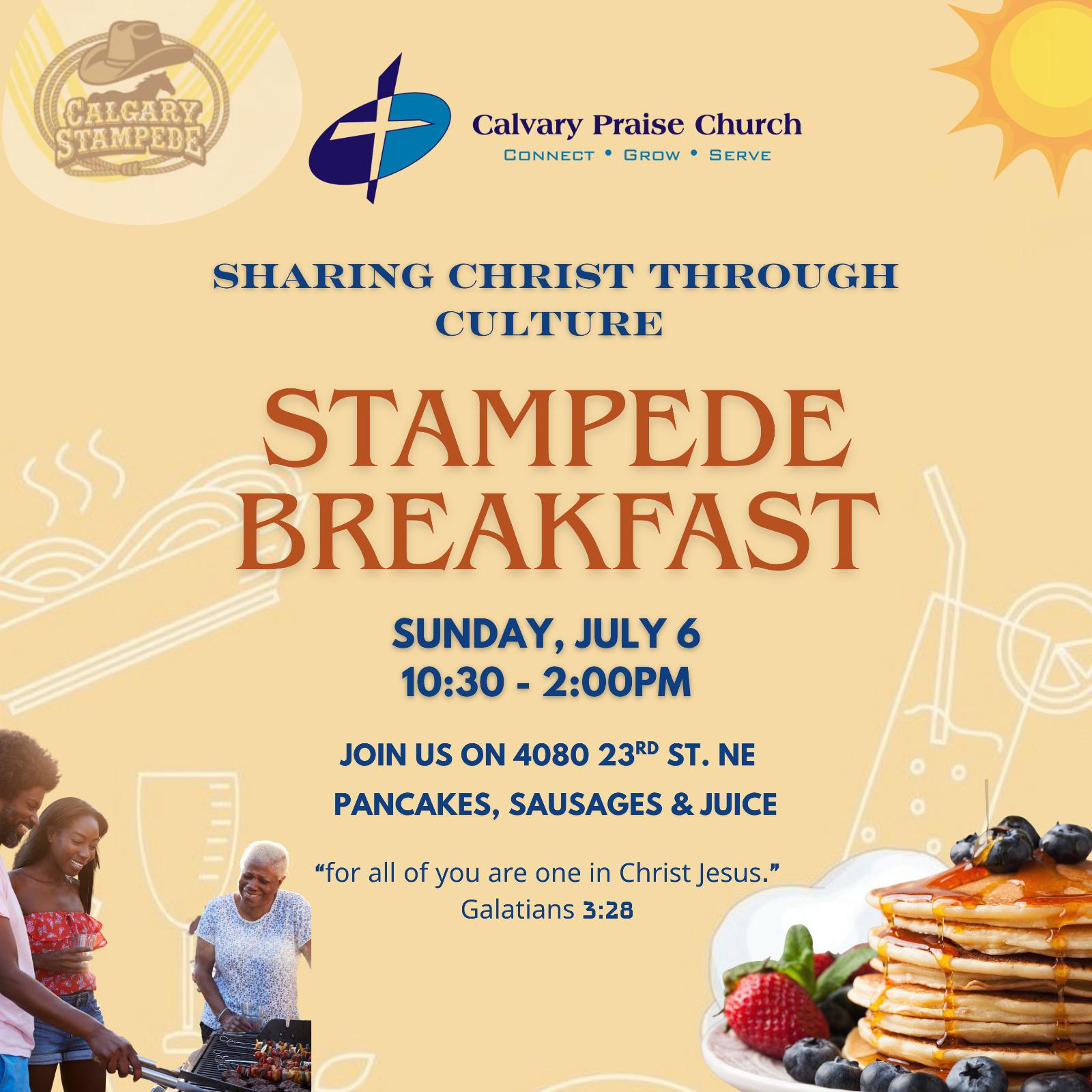 STAMPEDE BREAKFAST - CPC- Calvary Praise Church